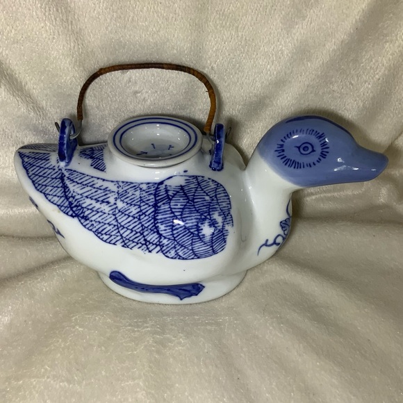 Vintage | Kitchen | Vintage Ceramic Handpainted Duck Teapot | Poshmark